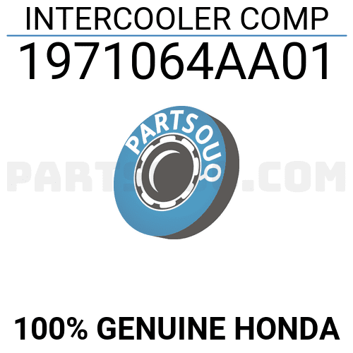 INTERCOOLER COMP 1971064AA01 | Honda Parts | PartSouq