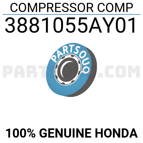 COMPRESSOR COMP 3881055AY01 | Honda Parts | PartSouq