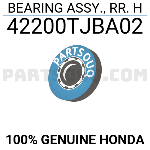 BEARING ASSY., RR. H 42200TJBA02 | Honda Parts | PartSouq