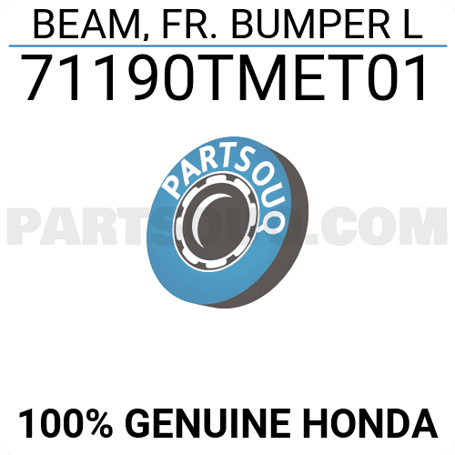 BEAM, FR. BUMPER L 71190TMET01 | Honda Parts | PartSouq