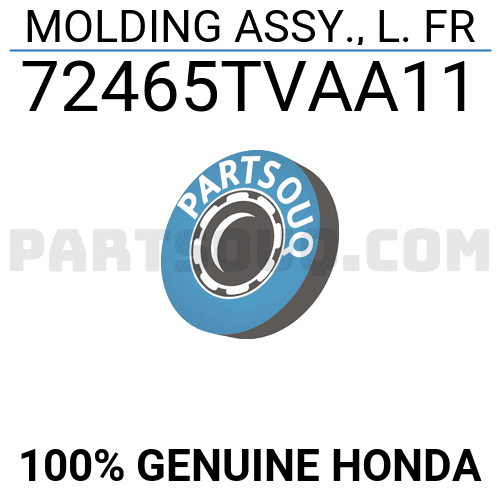 MOLDING ASSY., L. FR 72465TVAA11 | Honda Parts | PartSouq