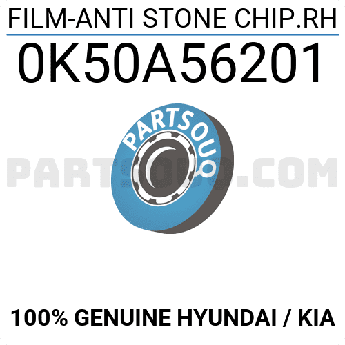 FILM-ANTI STONE CHIP.RH 0K50A56201 | Hyundai / KIA Parts | PartSouq