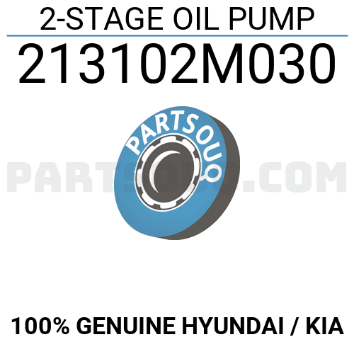 2-STAGE OIL PUMP 213102M030 | Hyundai / KIA Parts | PartSouq