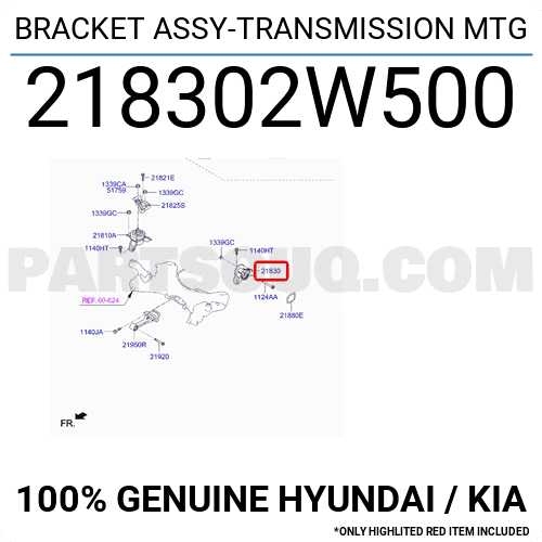 BRACKET ASSY-TRANSMISSION MTG 218302W500 | Hyundai / KIA Parts | PartSouq