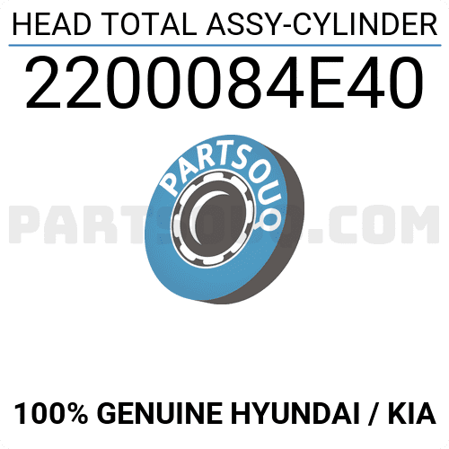 HEAD TOTAL ASSY-CYLINDER 2200084E40 | Hyundai / KIA Parts | PartSouq