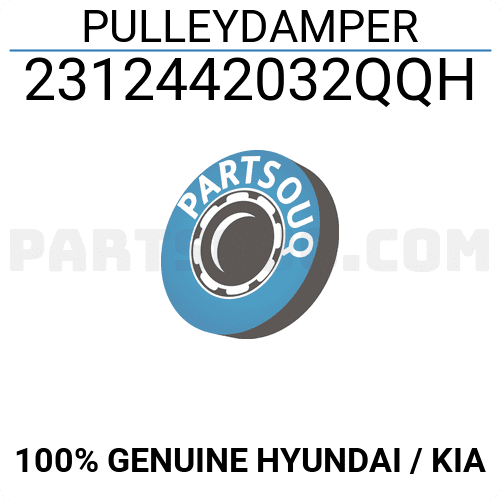 PULLEYDAMPER 2312442032QQH | Hyundai / KIA Parts | PartSouq