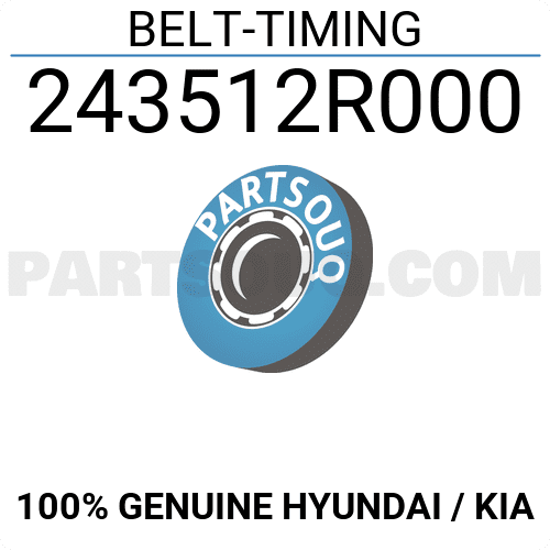BELT-TIMING 243512R000 | Hyundai / KIA Parts | PartSouq