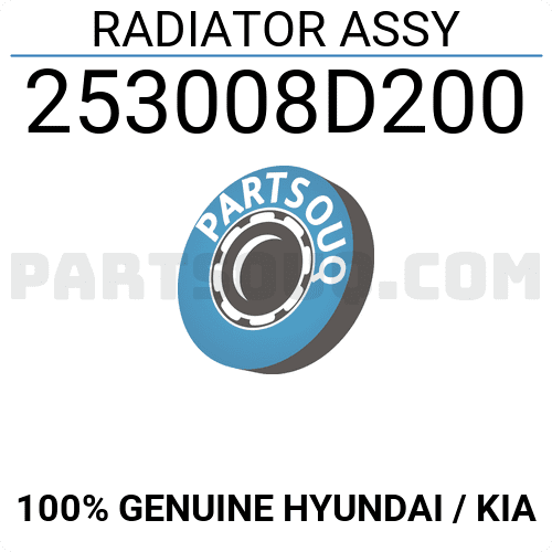 RADIATOR ASSY 253008D200 | Hyundai / KIA Parts | PartSouq