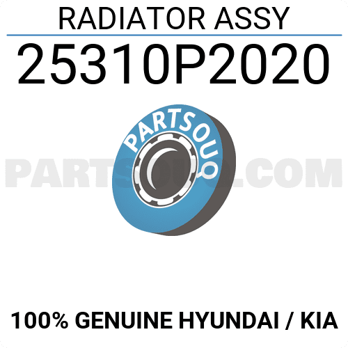 RADIATOR ASSY 25310P2020 | Hyundai / KIA Parts | PartSouq