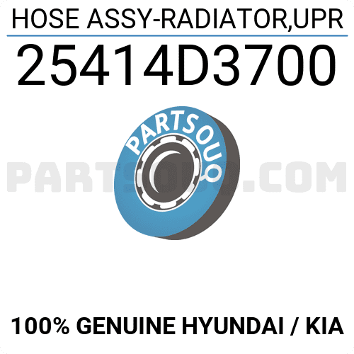 HOSE ASSY-RADIATOR,UPR 25414D3700 | Hyundai / KIA Parts | PartSouq