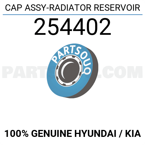 CAP ASSY-RADIATOR RESERVOIR 254402 | Hyundai / KIA Parts | PartSouq