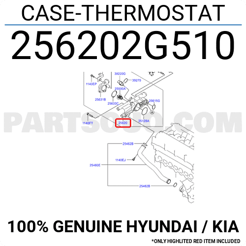 CASE-THERMOSTAT 256202G510 | Hyundai / KIA Parts | PartSouq