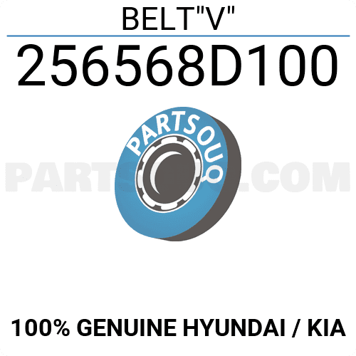 BELT"V 256568D100 | Hyundai / KIA Parts | PartSouq