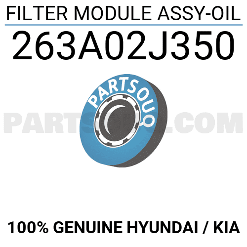 FILTER MODULE ASSY-OIL 263A02J350 | Hyundai / KIA Parts | PartSouq