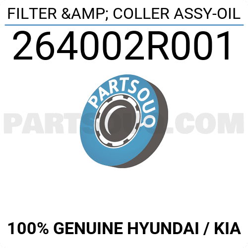 FILTER & COLLER ASSY-OIL 264002R001 | Hyundai / KIA Parts | PartSouq