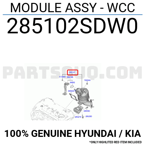 MODULE ASSY - WCC 285102SDW0 | Hyundai / KIA Parts | PartSouq