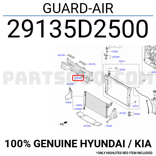 GUARD-AIR 29135D2500 | Hyundai / KIA Parts | PartSouq