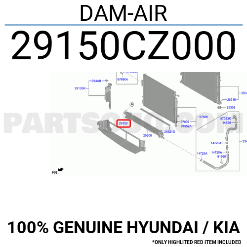 DAM-AIR 29150CZ000 | Hyundai / KIA Parts | PartSouq