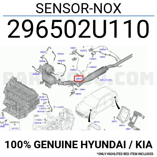SENSOR-NOX 296502U110 | Hyundai / KIA Parts | PartSouq