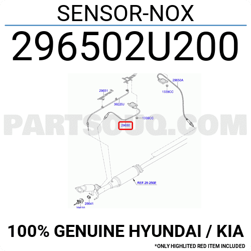 SENSOR-NOX 296502U200 | Hyundai / KIA Parts | PartSouq