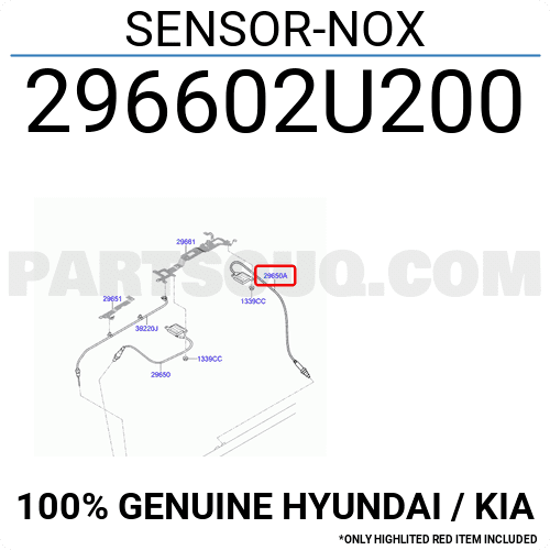 SENSOR-NOX 296602U200 | Hyundai / KIA Parts | PartSouq