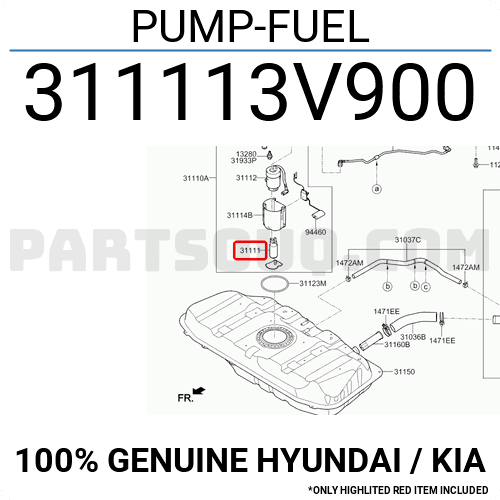 PUMP-FUEL 311113V900 | Hyundai / KIA Parts | PartSouq