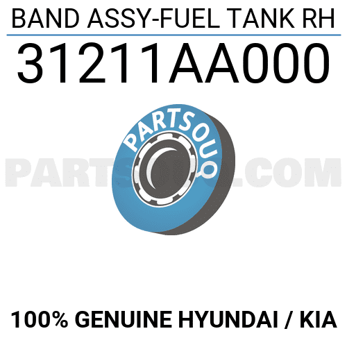 BAND ASSY-FUEL TANK RH 31211AA000 | Hyundai / KIA Parts | PartSouq