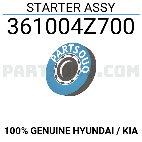STARTER ASSY 361004Z700 | Hyundai / KIA Parts | PartSouq