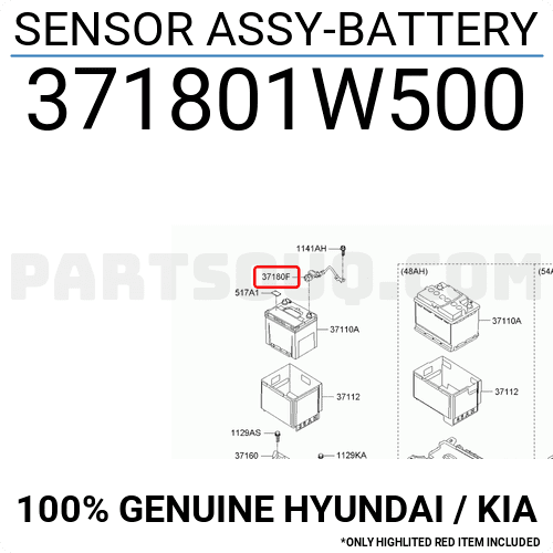 SENSOR ASSY-BATTERY 371801W500 | Hyundai / KIA Parts | PartSouq
