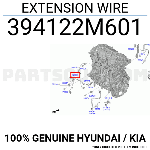 EXTENSION WIRE 394122M601 | Hyundai / KIA Parts | PartSouq