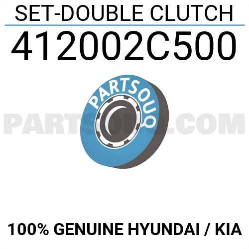 SET-DOUBLE CLUTCH 412002C500 | Hyundai / KIA Parts | PartSouq