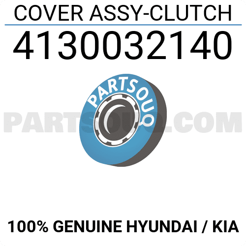 COVER ASSY-CLUTCH 4130032140 | Hyundai / KIA Parts | PartSouq