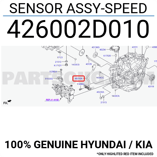 SENSOR ASSY-SPEED 426002D010 | Hyundai / KIA Parts | PartSouq