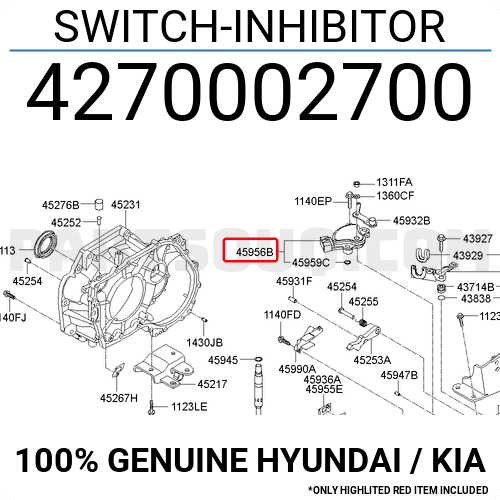 SWITCH-INHIBITOR 4270002700 | Hyundai / KIA Parts | PartSouq