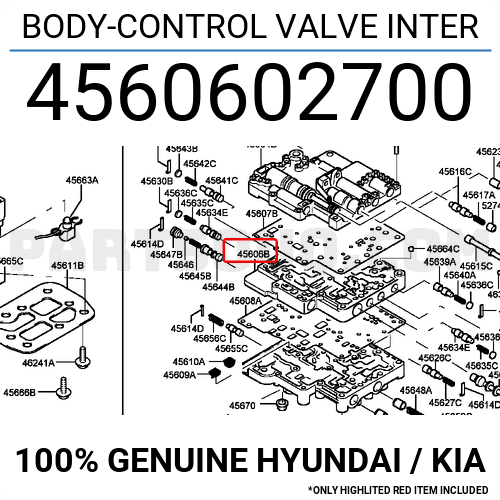 BODY-CONTROL VALVE INTER 4560602700 | Hyundai / KIA Parts | PartSouq