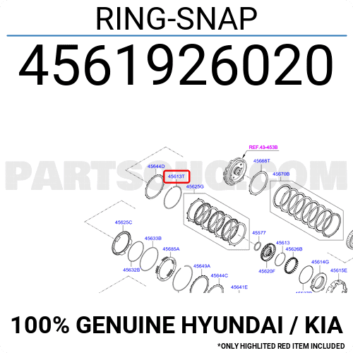 RING-SNAP 4561926020 | Hyundai / KIA Parts | PartSouq