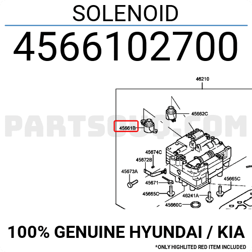 SOLENOID 4566102700 | Hyundai / KIA Parts | PartSouq
