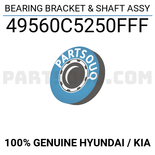 BEARING BRACKET & SHAFT ASSY 49560C5250FFF | Hyundai / KIA Parts | PartSouq