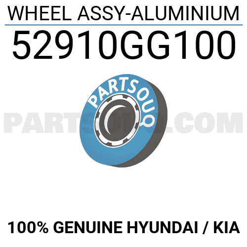WHEEL ASSY-ALUMINIUM 52910GG100 | Hyundai / KIA Parts | PartSouq
