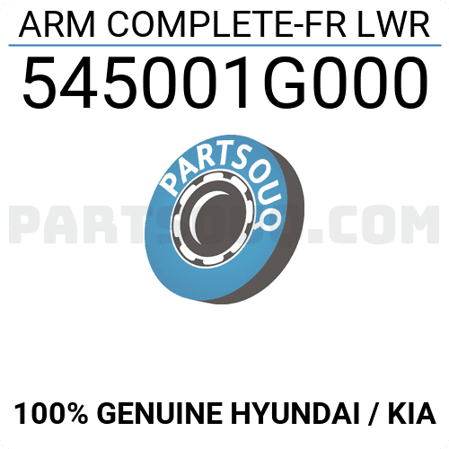 ARM COMPLETE-FR LWR 545001G000 | Hyundai / KIA Parts | PartSouq