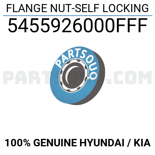 FLANGE NUT-SELF LOCKING 5455926000FFF | Hyundai / KIA Parts | PartSouq