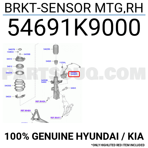 BRKT-SENSOR MTG,RH 54691K9000 | Hyundai / KIA Parts | PartSouq