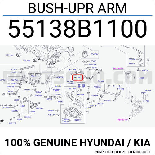 BUSH-UPR ARM 55138B1100 | Hyundai / KIA Parts | PartSouq