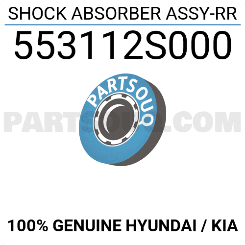 SHOCK ABSORBER ASSY-RR 553112S000 | Hyundai / KIA Parts | PartSouq