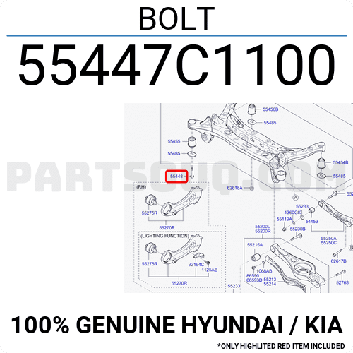 BOLT 55447C1100 | Hyundai / KIA Parts | PartSouq
