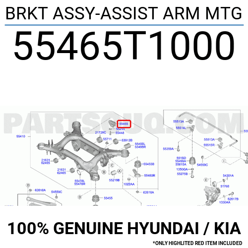 BRKT ASSY-ASSIST ARM MTG 55465T1000 | Hyundai / KIA Parts | PartSouq