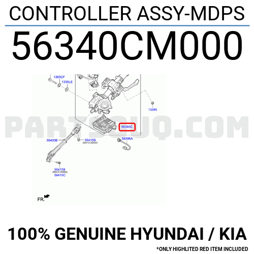 CONTROLLER ASSY-MDPS 56340CM000 | Hyundai / KIA Parts | PartSouq