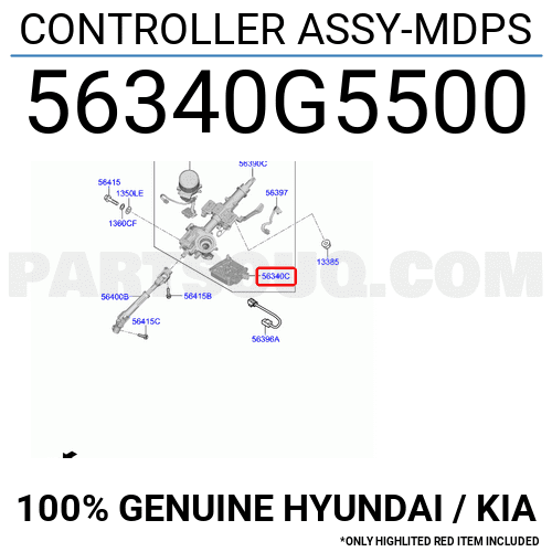 CONTROLLER ASSY-MDPS 56340G5500 | Hyundai / KIA Parts | PartSouq