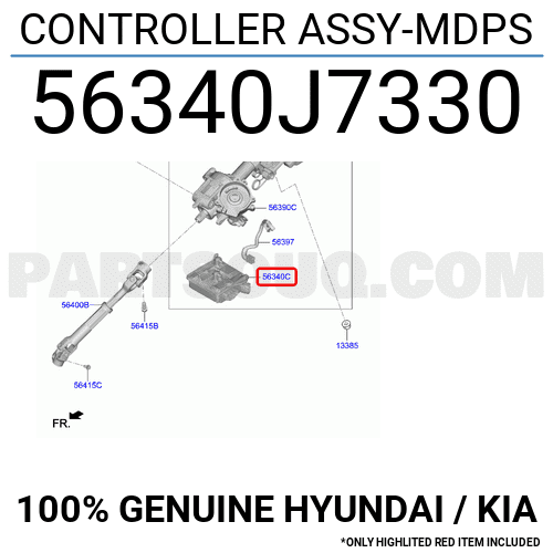 CONTROLLER ASSY-MDPS 56340J7330 | Hyundai / KIA Parts | PartSouq