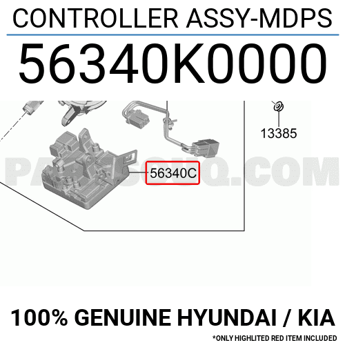 CONTROLLER ASSY-MDPS 56340K0000 | Hyundai / KIA Parts | PartSouq